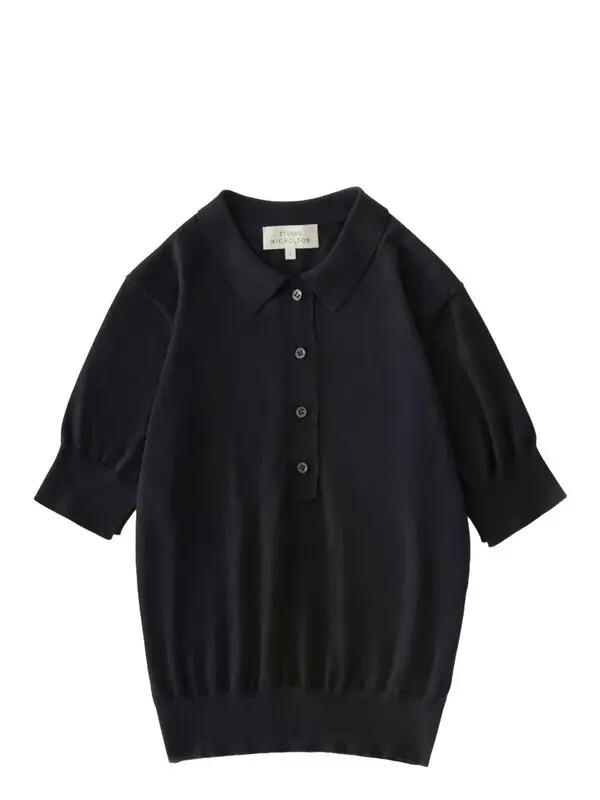 Studio Nicholson Tolsa Polo Top - Blue