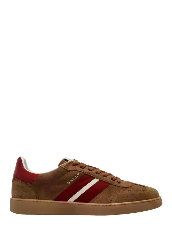 Bally Striped Low Top Sneakers - Brown