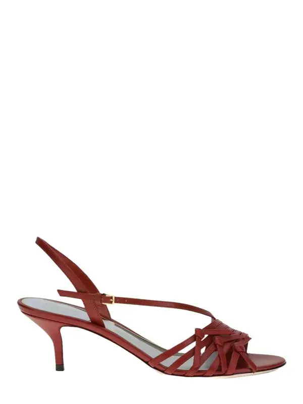 Valentino Garavani Nodine T-strap Sandals - Red