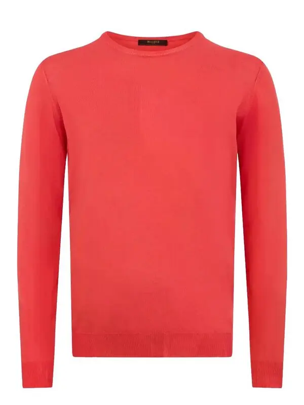 MOORER Orvieto Crew-neck Sweater - Red