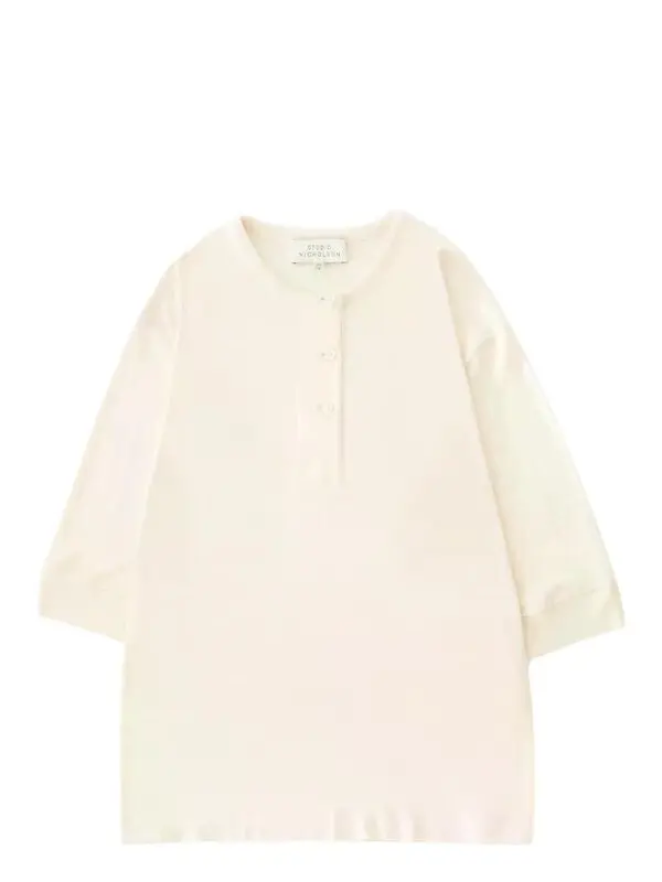 Studio Nicholson Three-quarter Sleeve Blouse - Neutrals