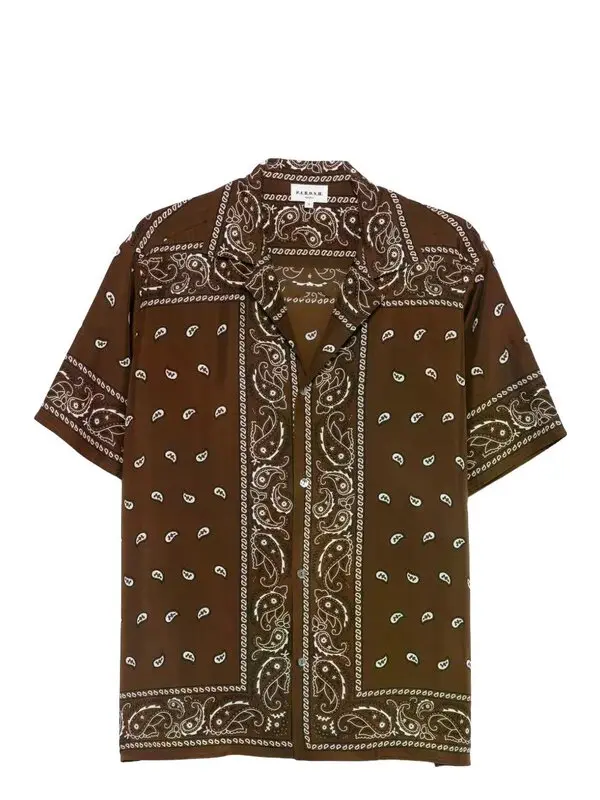 P.a.r.o.s.h Paisley Shirt - Brown