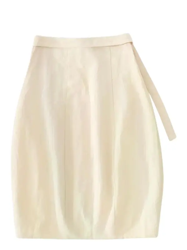 Studio Nicholson Orcha Tie-waist Misi Skirt - Neutrals