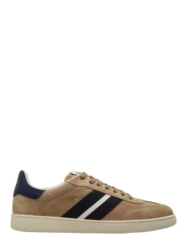 Bally Striped Leather Trainers - Neutrals