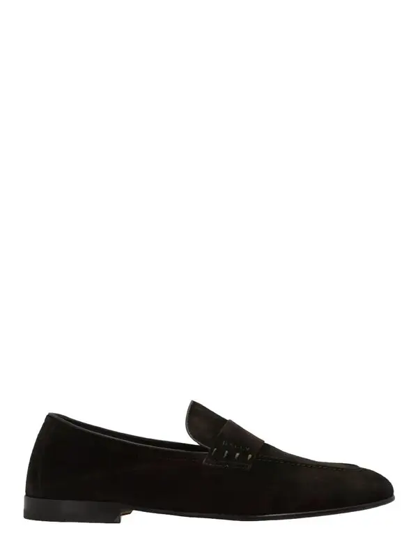 Bally Panelled Leather Loafers - Brown