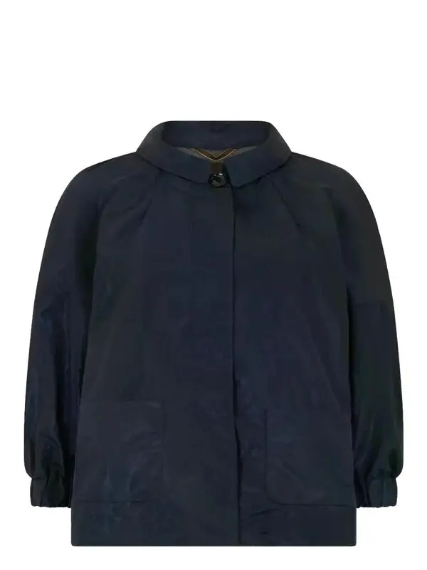 MOORER Collared Jacket - Blue