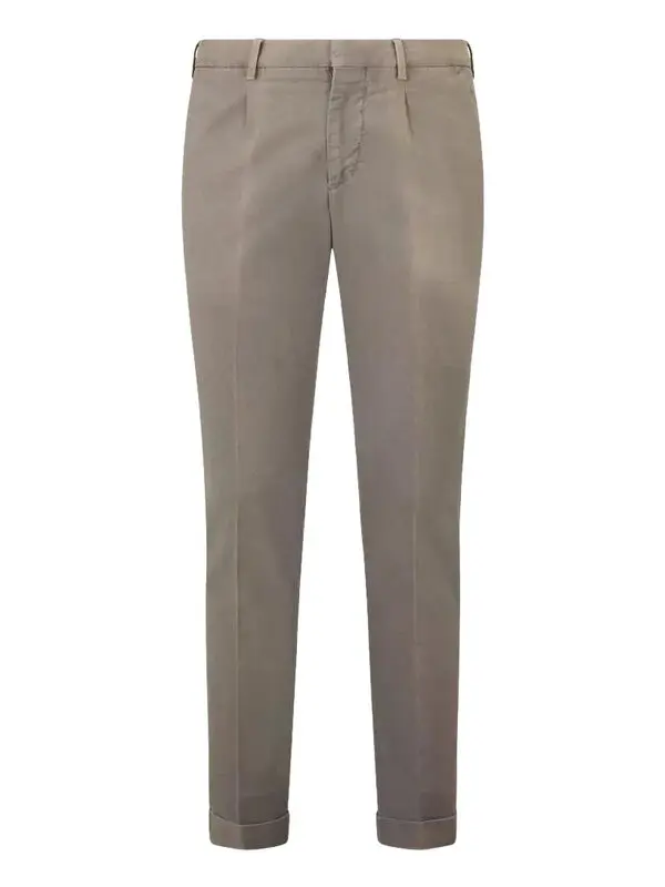 MOORER Cuffed Trousers - Grey