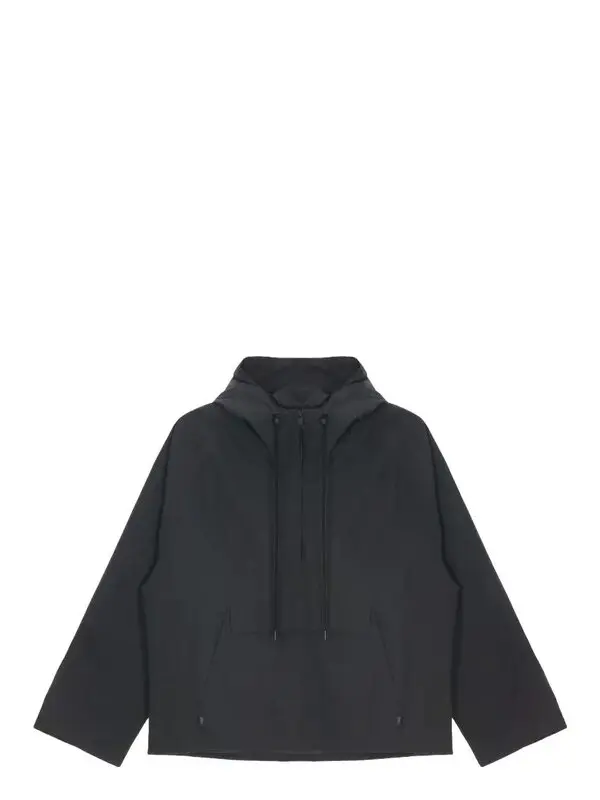 Studio Nicholson Hooded Pullover Jacket - Black