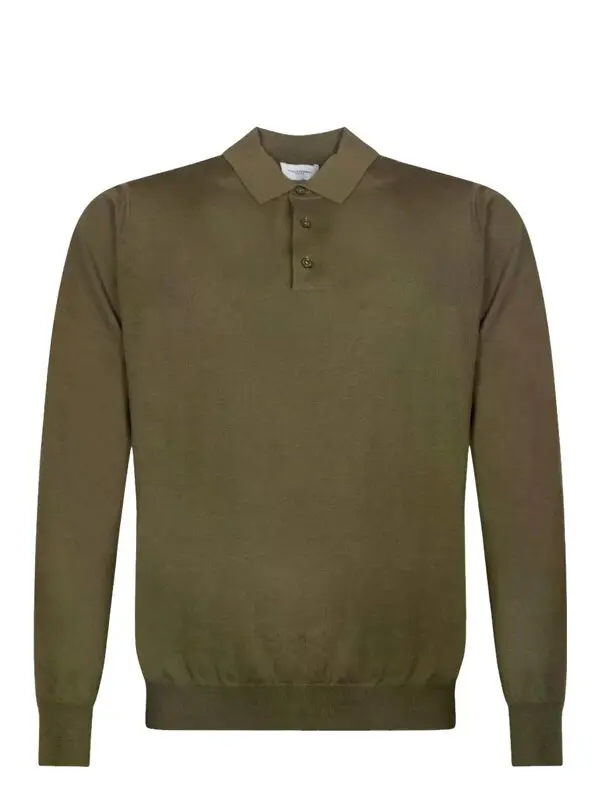 PAOLO PECORA Collared Polo Shirt - Green