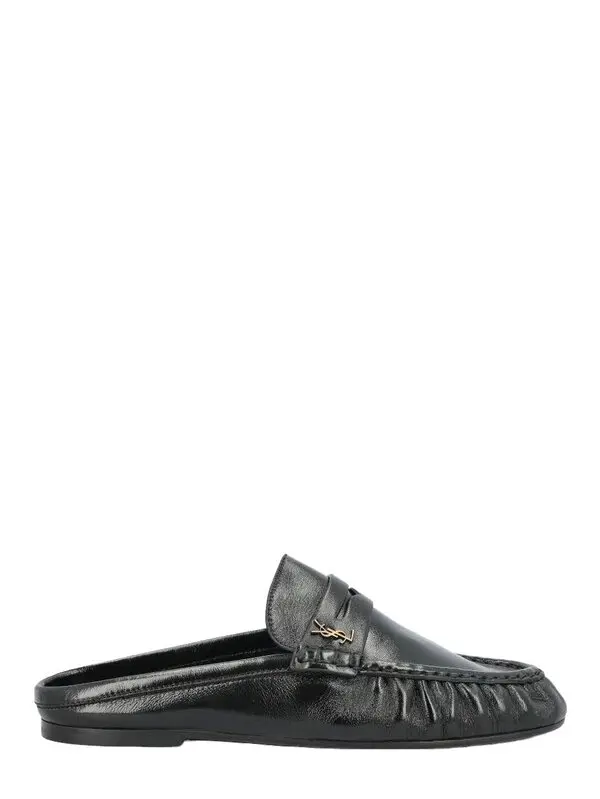 Saint Laurent Le Loafer Mules - Black