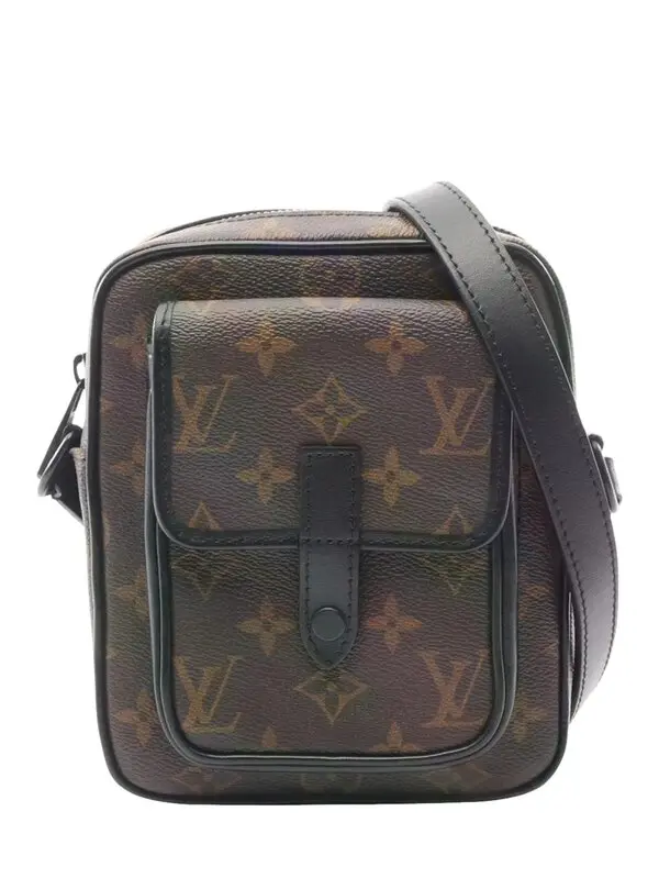 LOUIS VUITTON 2021-2026 Monogram Christopher Wearable Wallet Crossbody Bag - Brown