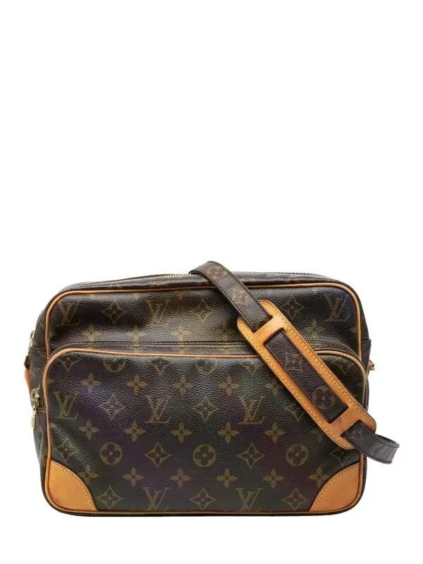 LOUIS VUITTON 2002 Monogram Nil Crossbody Bag - Brown