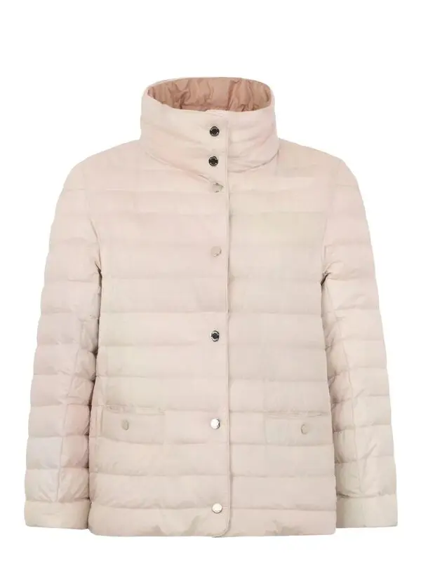 MOORER Snap-button Padded Jacket - Neutrals