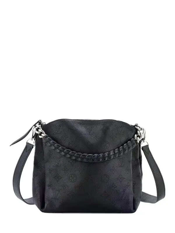 LOUIS VUITTON Babylone Bb Hobo Bag Mahina Leather - Black