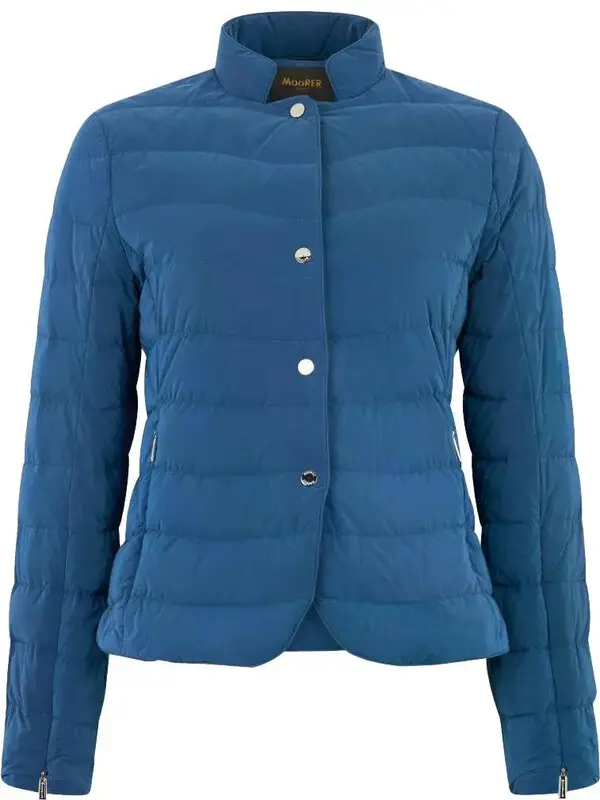 MOORER Quilted Jacket - Blue