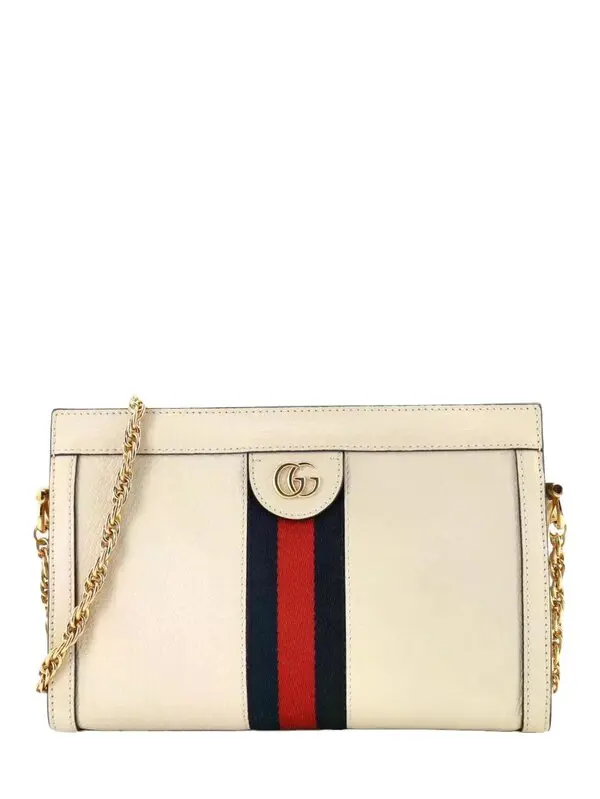 Gucci Ophidia Chain Shoulder Small Crossbody Bag - Neutrals