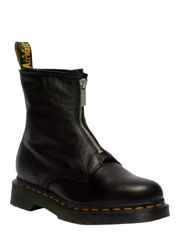 Dr. Martens 1460 Pascal Front-zip Ankle Boots - Black