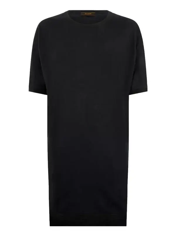 MOORER Short-sleeves T-shirt Dress - Black