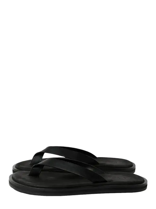 Studio Nicholson Curren Leather Sandals - Black