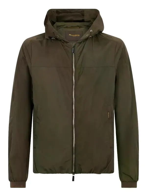 MOORER Hooded Jacket - Green