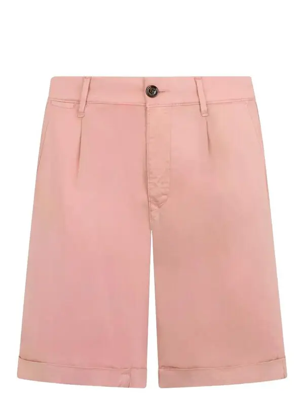 MOORER Alicudi-sec Turned-up Shorts - Pink
