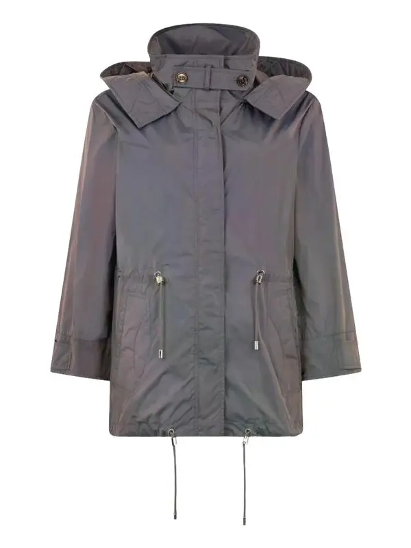 MOORER Hooded Parka - Grey
