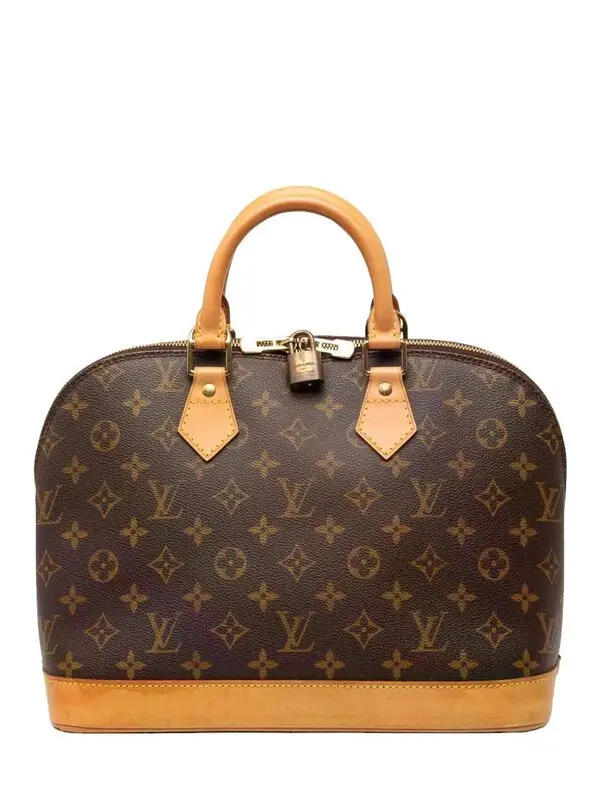 LOUIS VUITTON 2001 Monogram Alma Pm Handbag - Brown