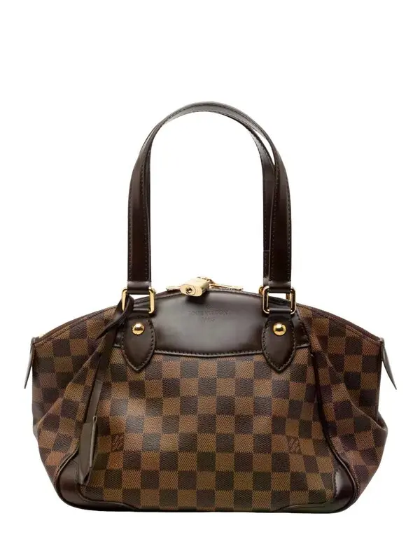 LOUIS VUITTON 2010 Damier Ebene Verona Pm Satchel - Brown