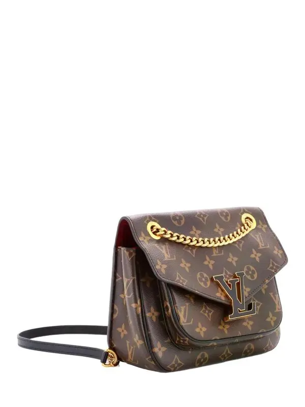 LOUIS VUITTON Passy Monogram Canvas Crossbody Bag - Brown
