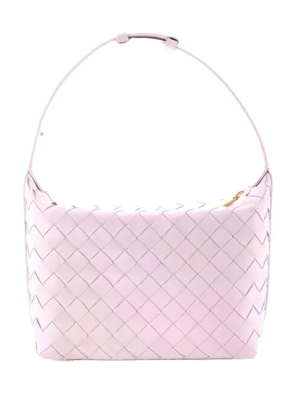 Bottega Veneta Wallace Intrecciato Nappa Mini Shoulder Bag - Pink