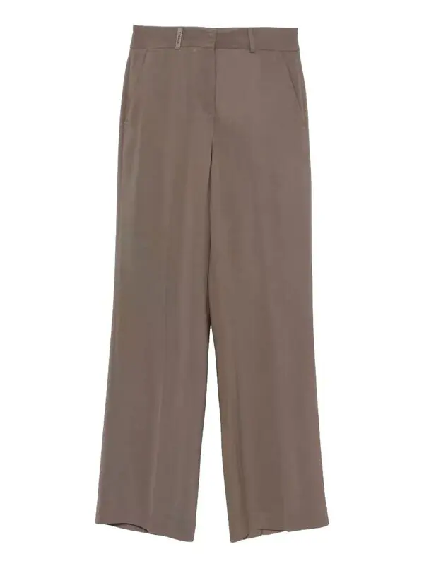 Peserico Tailored Trousers - Brown