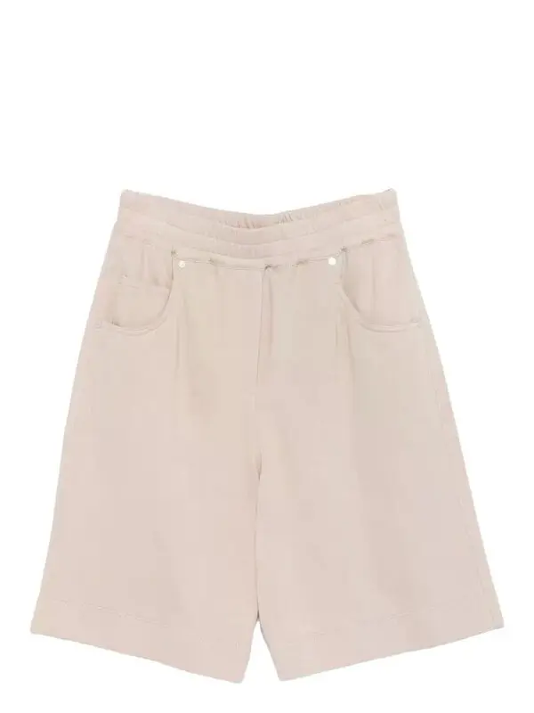 Brunello Cucinelli Elasticated Shorts - Neutrals