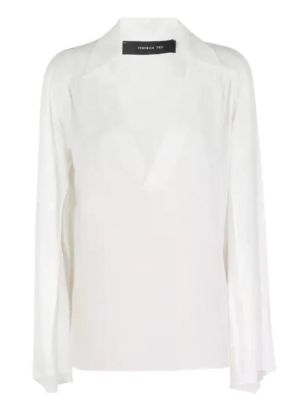 Federica Tosi V-neck Blouse - White