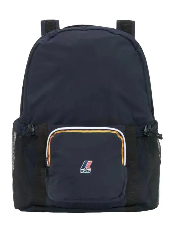 K-WAY Logo-detail Backpack - Blue