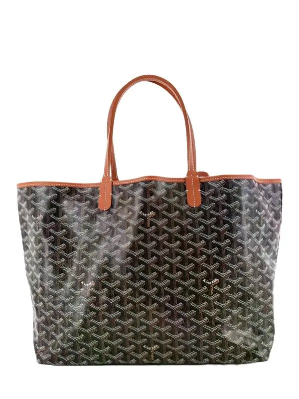 Goyard Saint Louis Coated Canvas Pm Tote Bag - Black