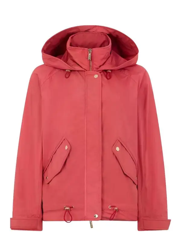 MOORER Jill Hooded Jacket - Red