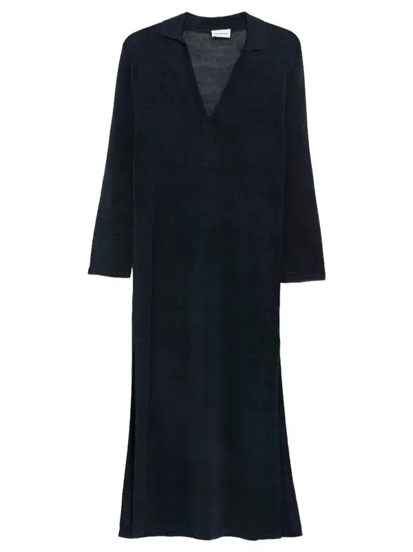 P.a.r.o.s.h V-neck Maxi Dress - Blue