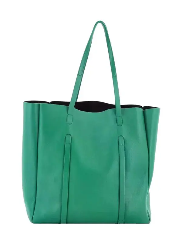 Balenciaga Everyday Leather Medium Tote Bag - Green