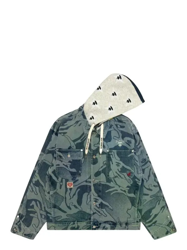 AAPE BY *A BATHING APE® Hooded Jacket - Blue