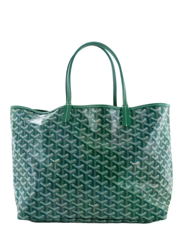 Goyard Saint Louis Coated Canvas Pm Tote Bag - Green