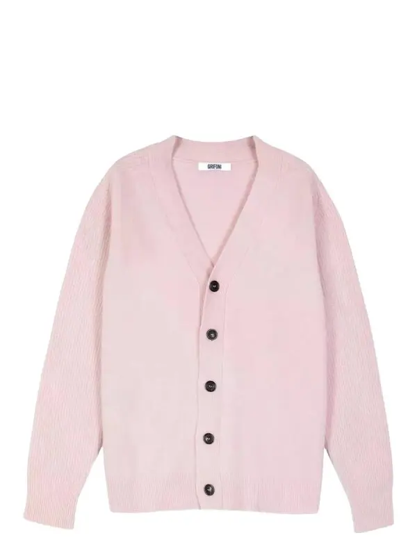 GRIFONI Button-front Cardigan - Pink
