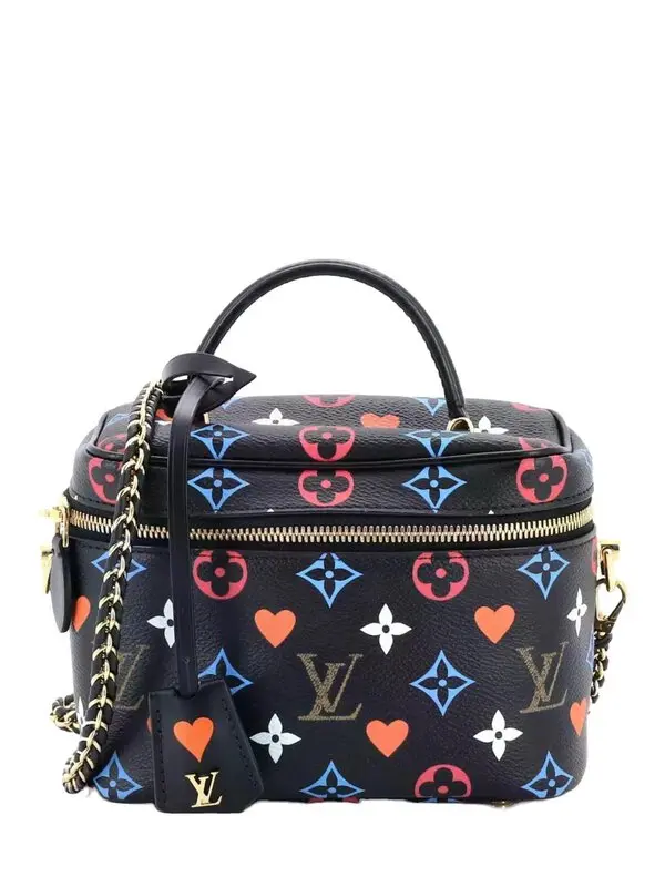 LOUIS VUITTON Vanity Handbag Limited Edition Game On Multicolor Monogram Pm - Black