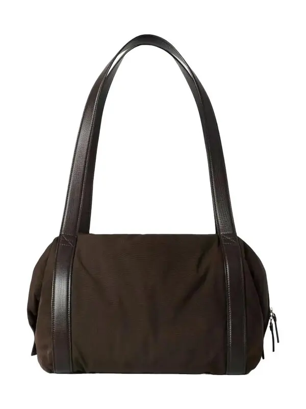 Studio Nicholson Club Leather-trim Shoulder Bag - Brown