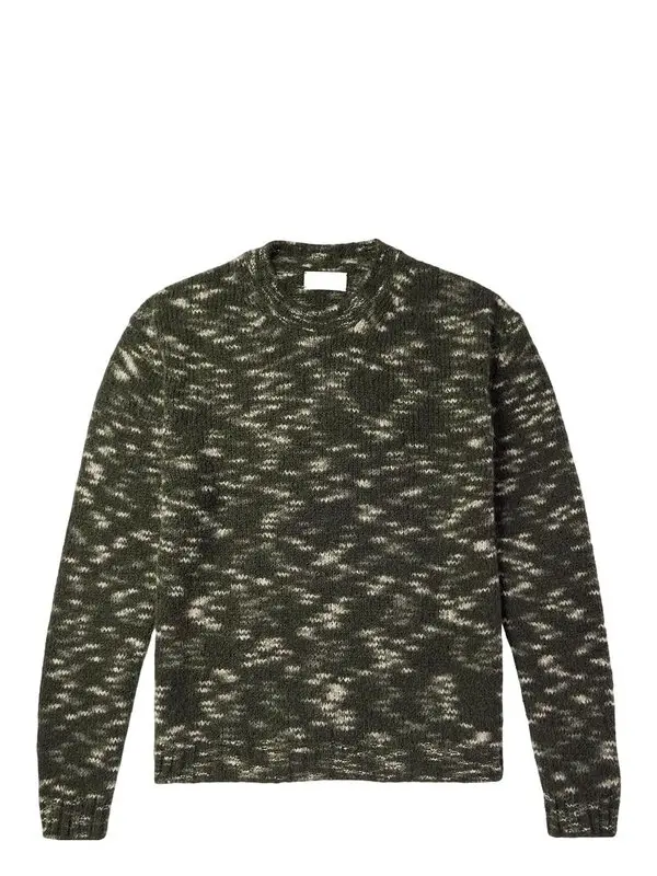 Mr P. Alpaca-blend Sweater - Dark Green