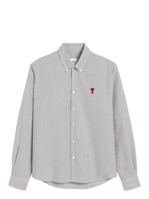 Ami Logo Shirt - Grey