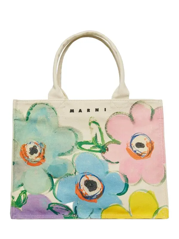 Marni Flower Print Tote - Multicolour