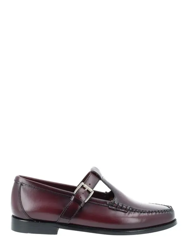 G.H. BASS & CO. G. H. Bass Moccasin Mary Jane Weejuns - Bordeaux