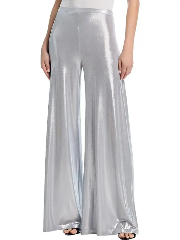 Norma Kamali Bias Pants - Silver