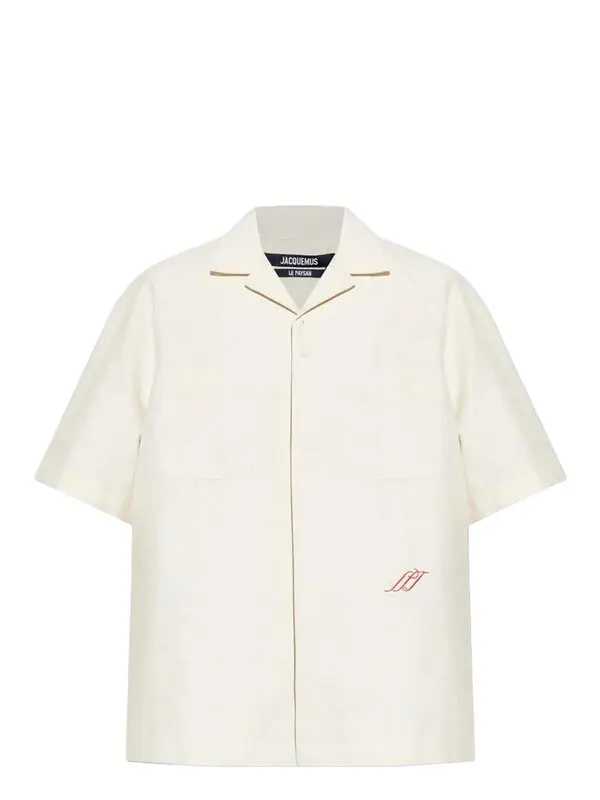 Jacquemus La Chemise Romarin Mc Off-white - Off White