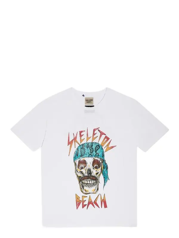 GALLERY DEPT. Skeleton Beach Tee Clean - White